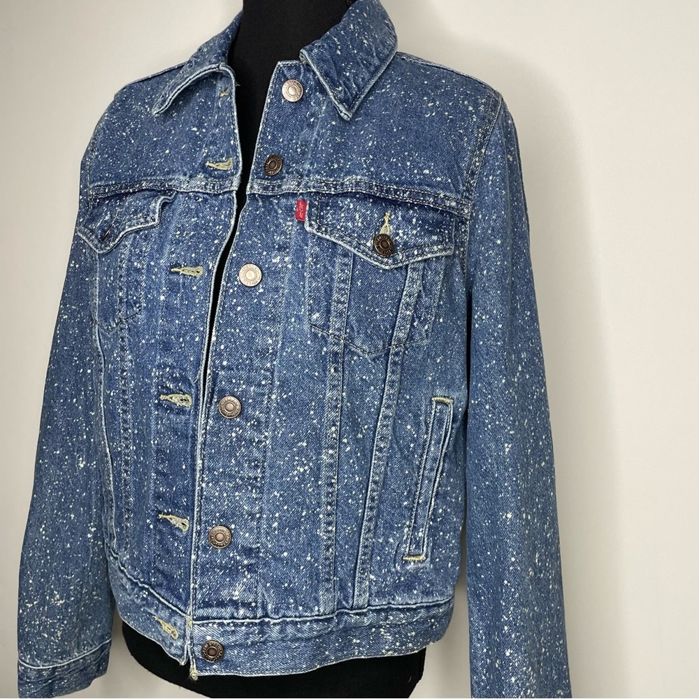 Levi’s ‘Night School’ Bleach Splatter Denim Jacket Si… - Gem